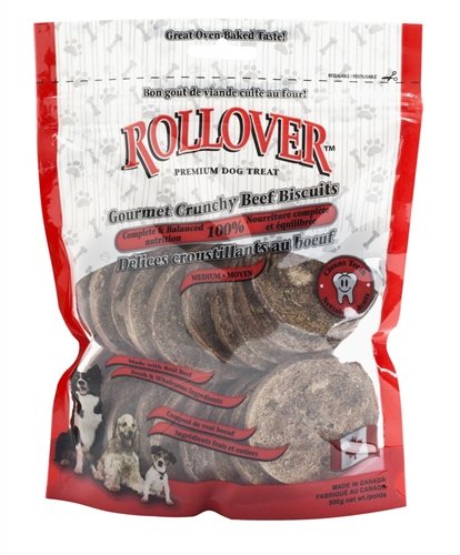 Rollover Gourmet Crunchy Dog Biscuits 200/BULK (Beef) – inovago